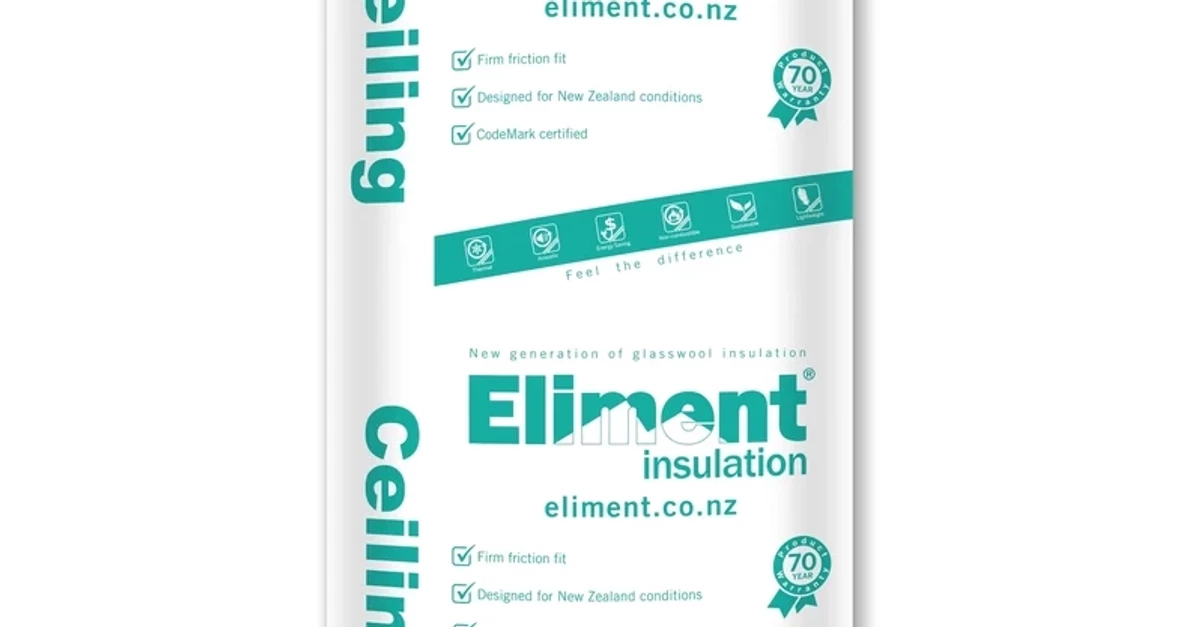 Eliment R4.0 Ceiling Insulation Bale 6.32m2 by Southtile Ltd